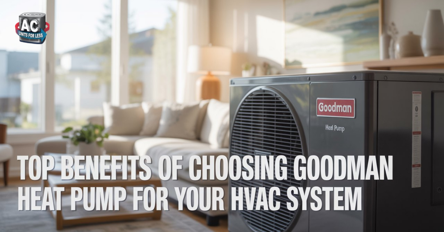 Top Benefits of Choosing Goodman Heat Pump for Your HVAC System – acunitsforless.com