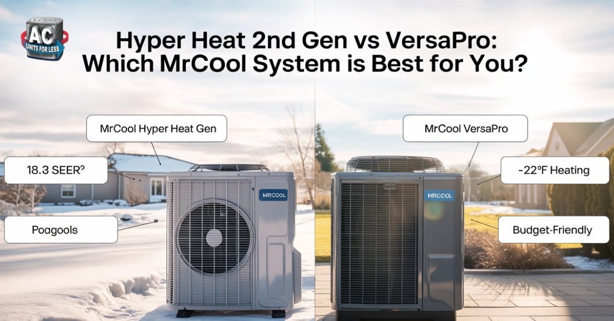 Hyper Heat 2nd Gen vs VersaPro – Best MRCOOL Central Ducted System?