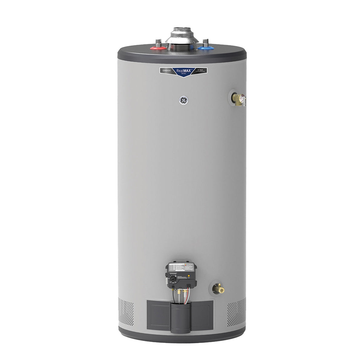 GG40S08BXW - Ge realmax choice 40 gallon short natural gas atmospheric ...