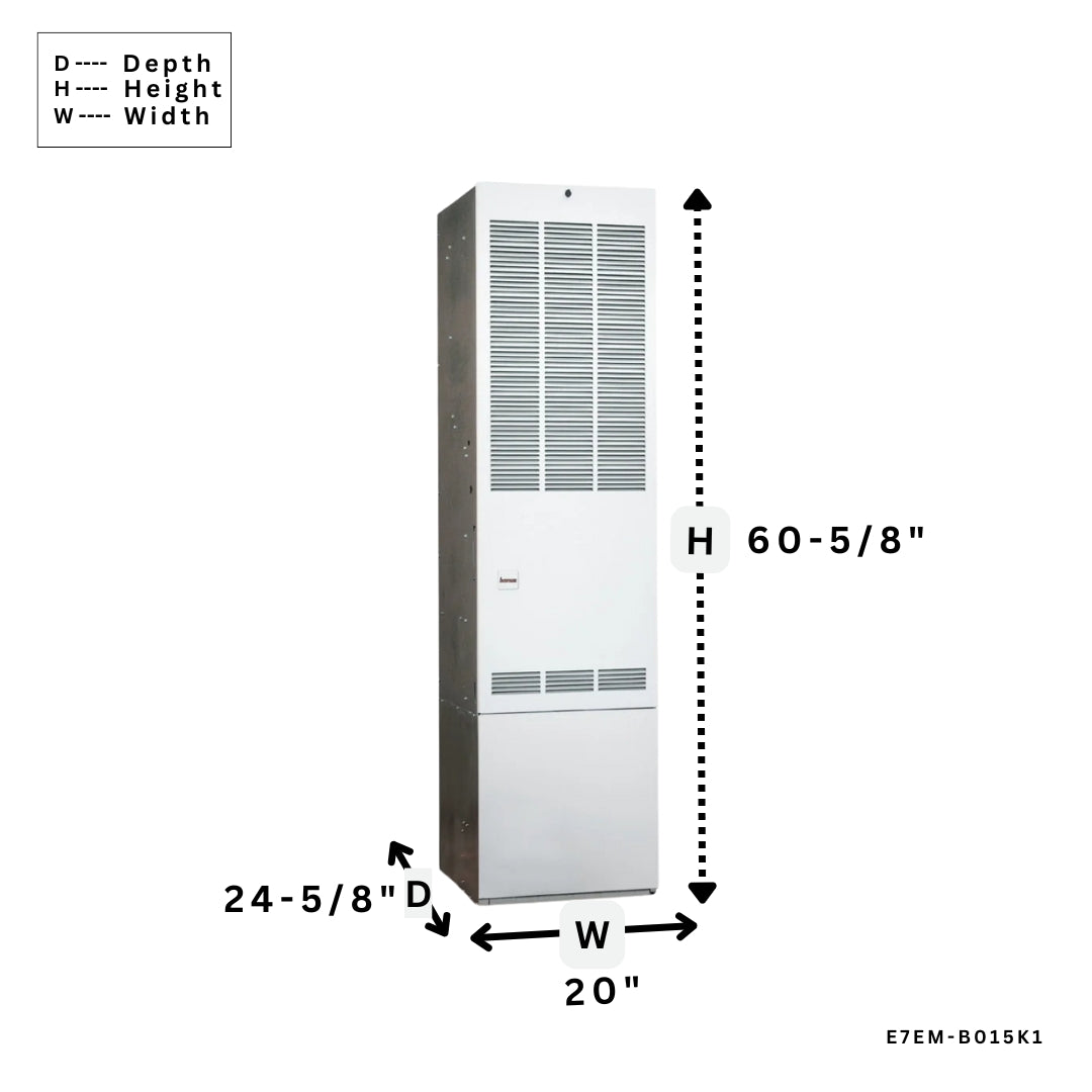 INTERTHERM E7EM-B015K1 E7 Electric Furnace R454B ELECTRIC FURNACES ...