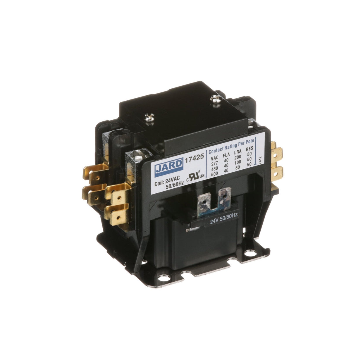 Contactor, 24 V, 40 A, 1 Poles, Meets CUL, UL PPCON1P40A24V ...