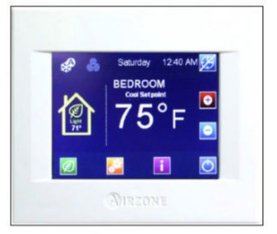 DZK-MTS-2-W ZONING BOX MAIN THERMOSTAT