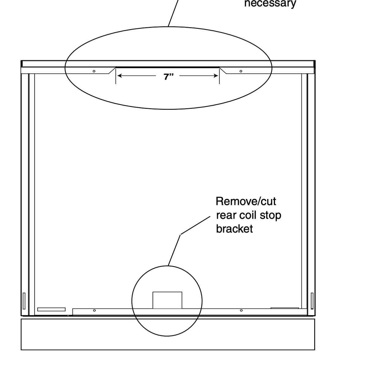 INTERTHERM E7,27",COIL BOX,LOUVERED DOOR MH Coil Cabinets R454B FURNAC ...